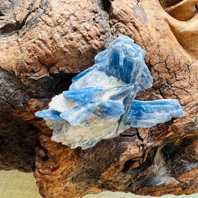 Cyanite bleue de Birmanie - Forme Libre - La Porte des Secrets