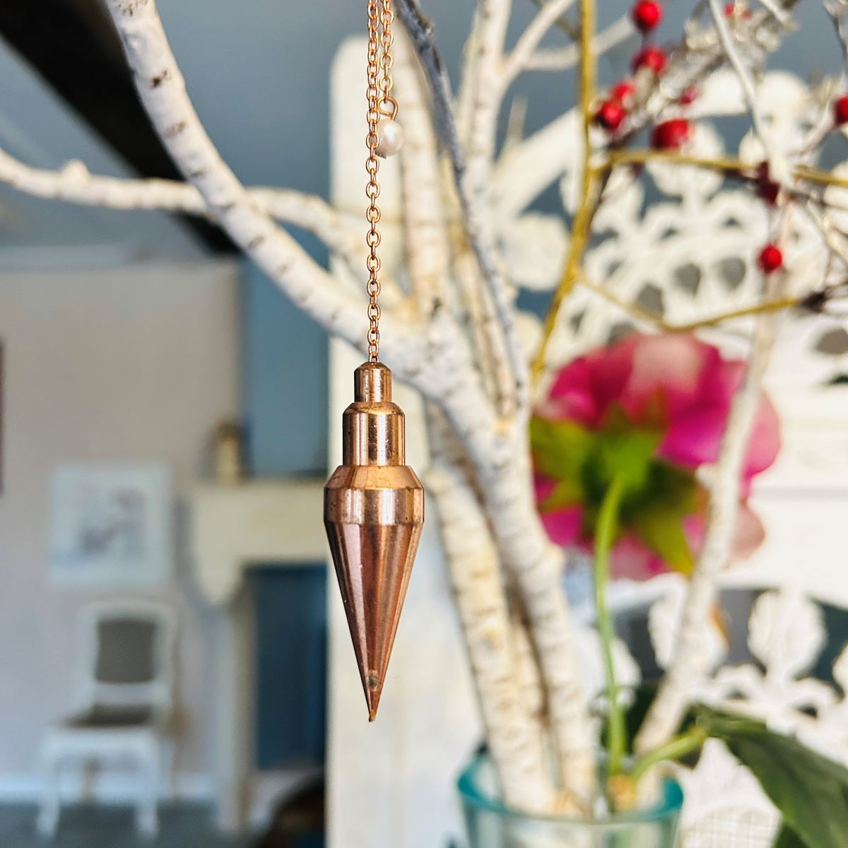 Pendule Médium en cuivre - forme conique - La Porte des Secrets