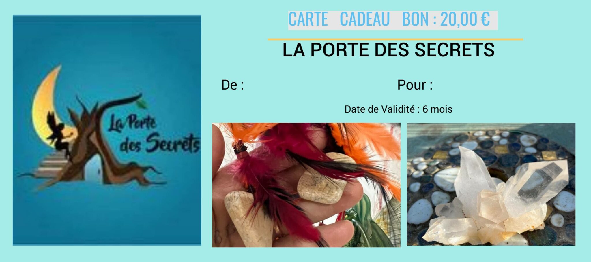 Bon Cadeau à Offrir 30 €uros - La Porte des Secrets